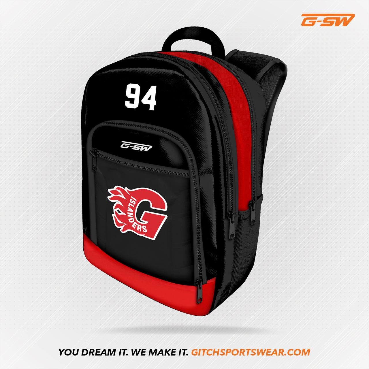 Custom Sublimated Backpack: Add Team Logo & Design | Gitch Sportswear – Gitch Sportswear Direct