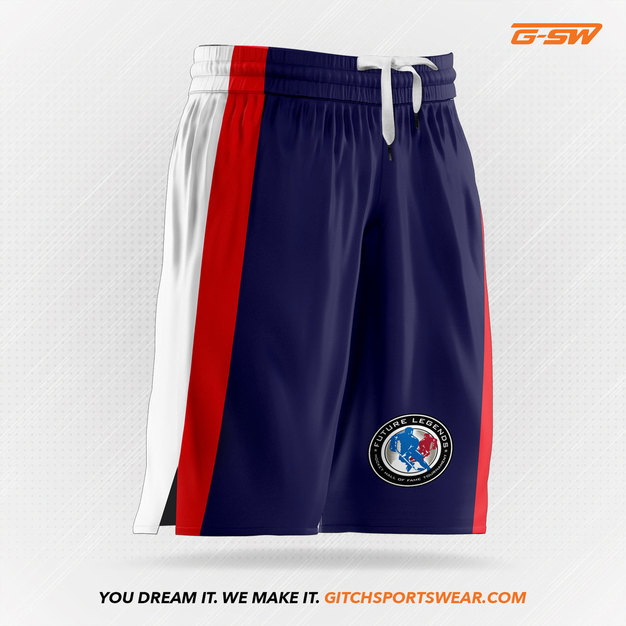 Custom Subimated Shorts: Add Team Logo & Design | Gitch Sportswear ...