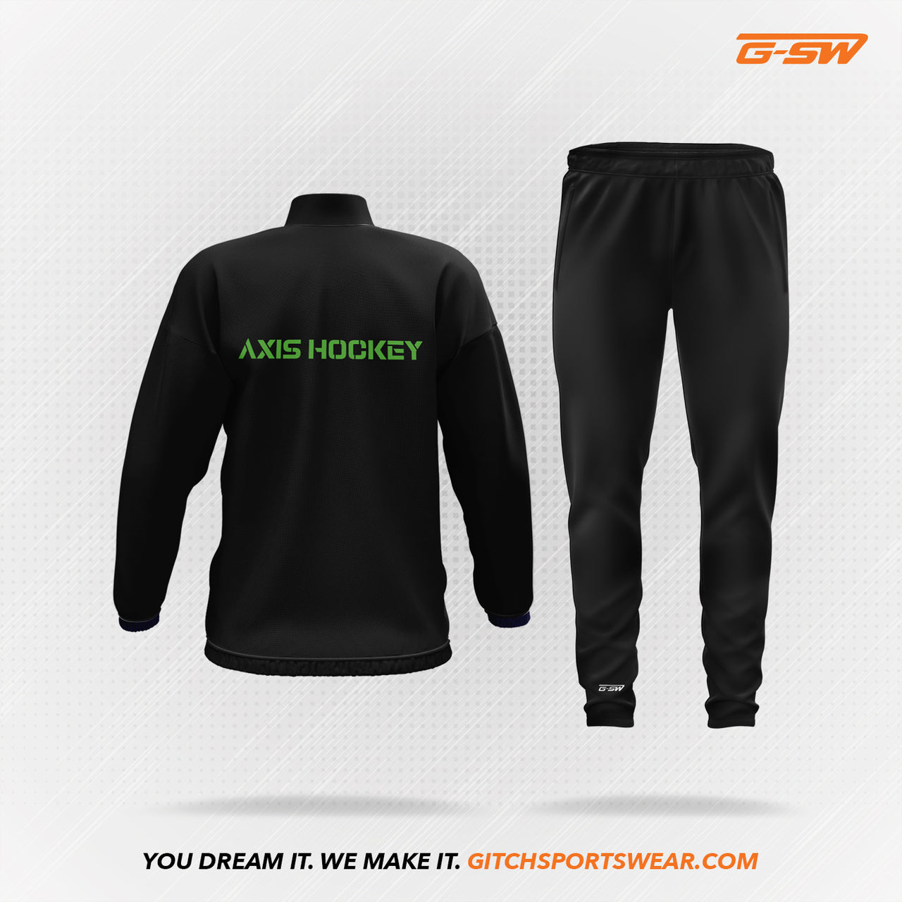 Custom Tapered Tracksuit: Add Team Logo & Design | Gitch Sportswear ...