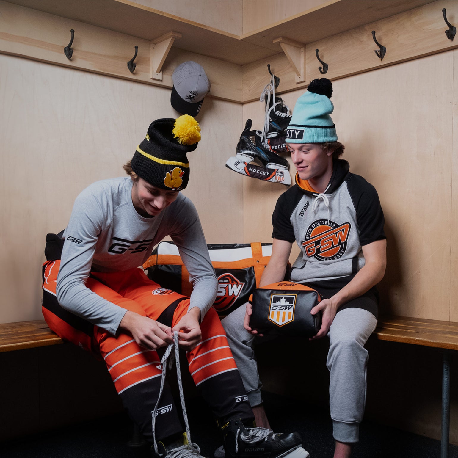 GSW Caps: Shop Embroidered Custom Perforated Hats for Hockey Players ...