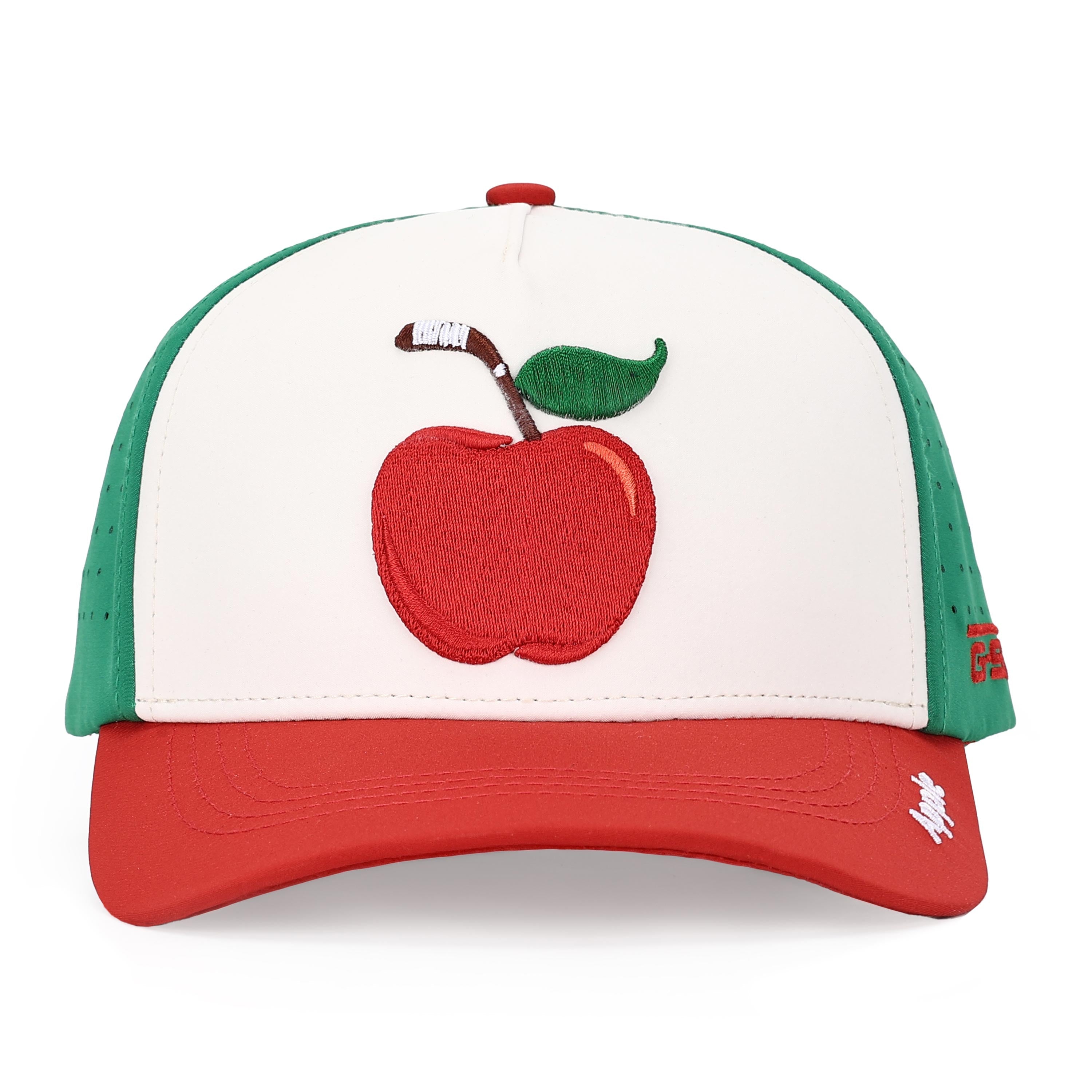 Apple Embroidered Custom Perforated Cap | GSW Caps – Gitch Sportswear ...