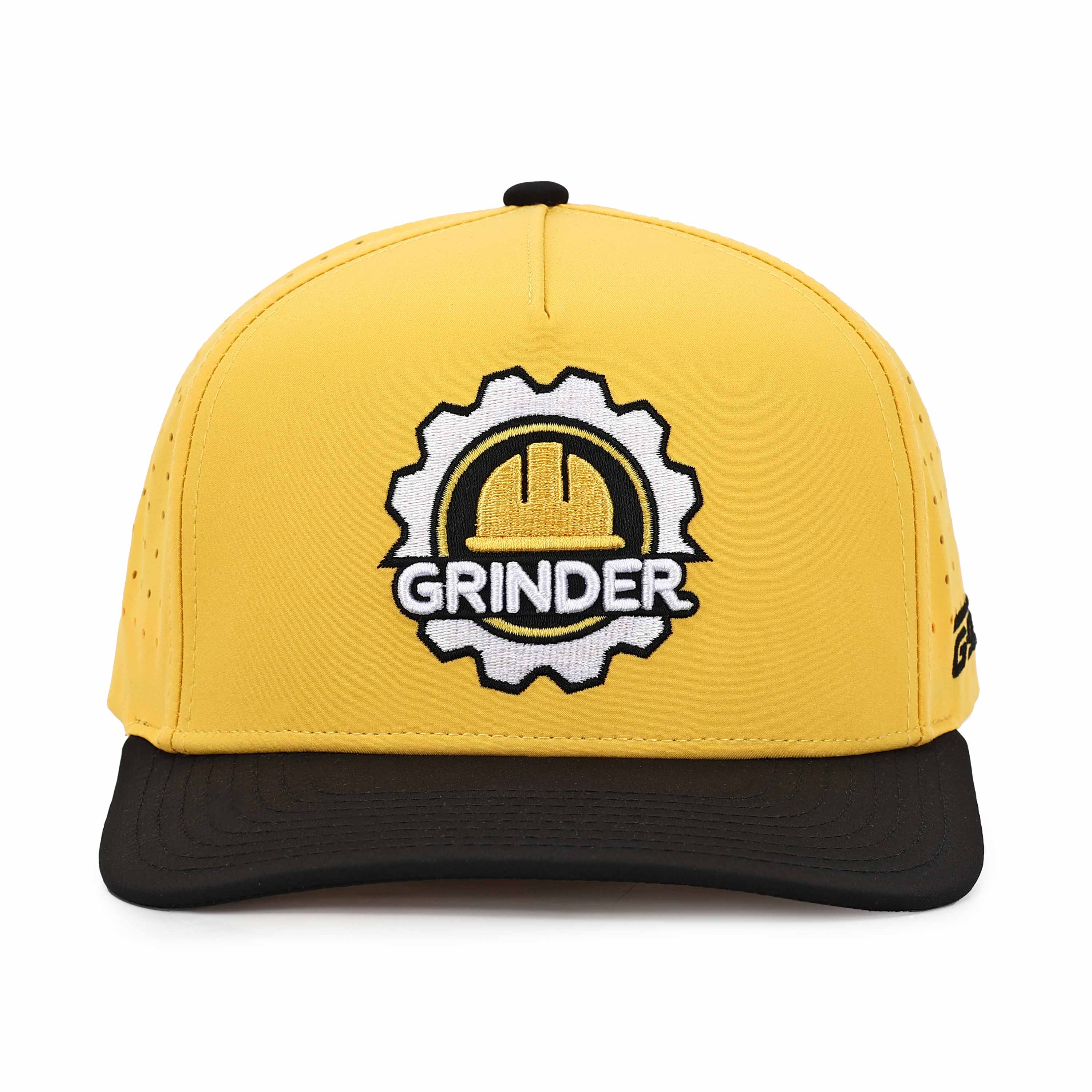 Grinder Embroidered Custom Perforated Cap | GSW Caps – Gitch Sportswear ...