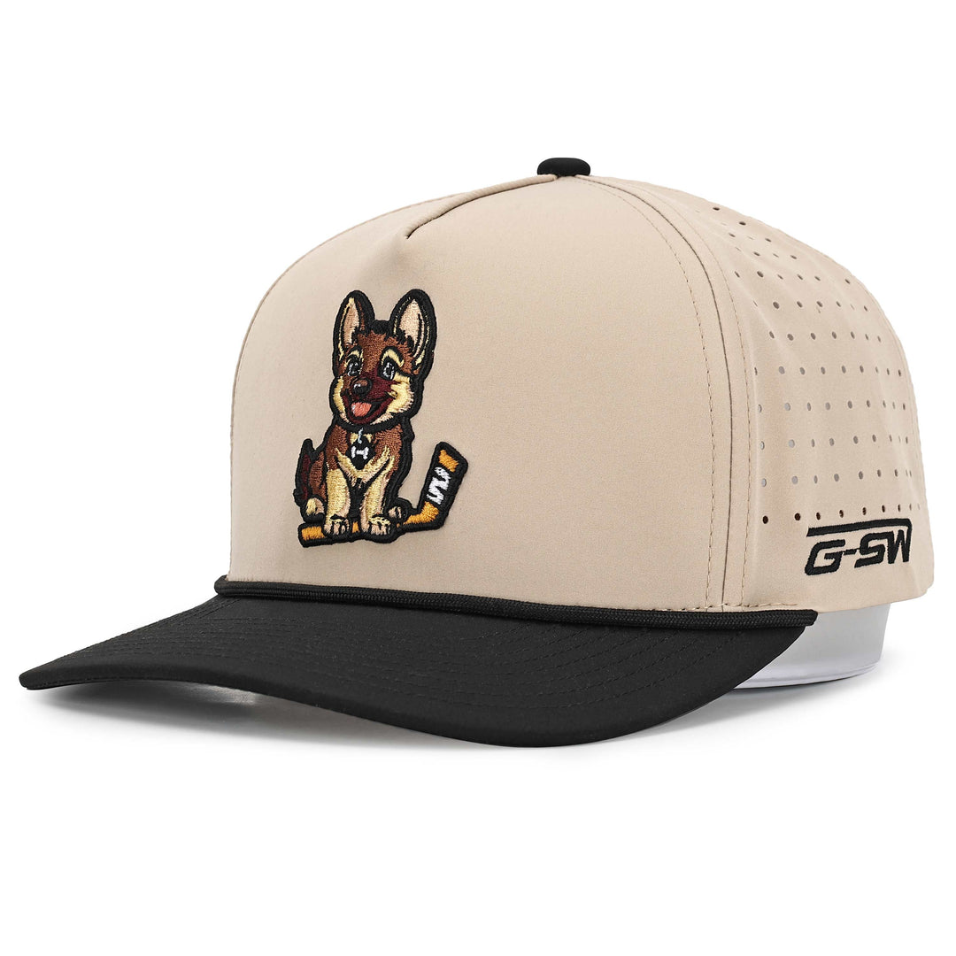 Puppy Embroidered Custom Perforated Cap | GSW Caps – Gitch Sportswear ...