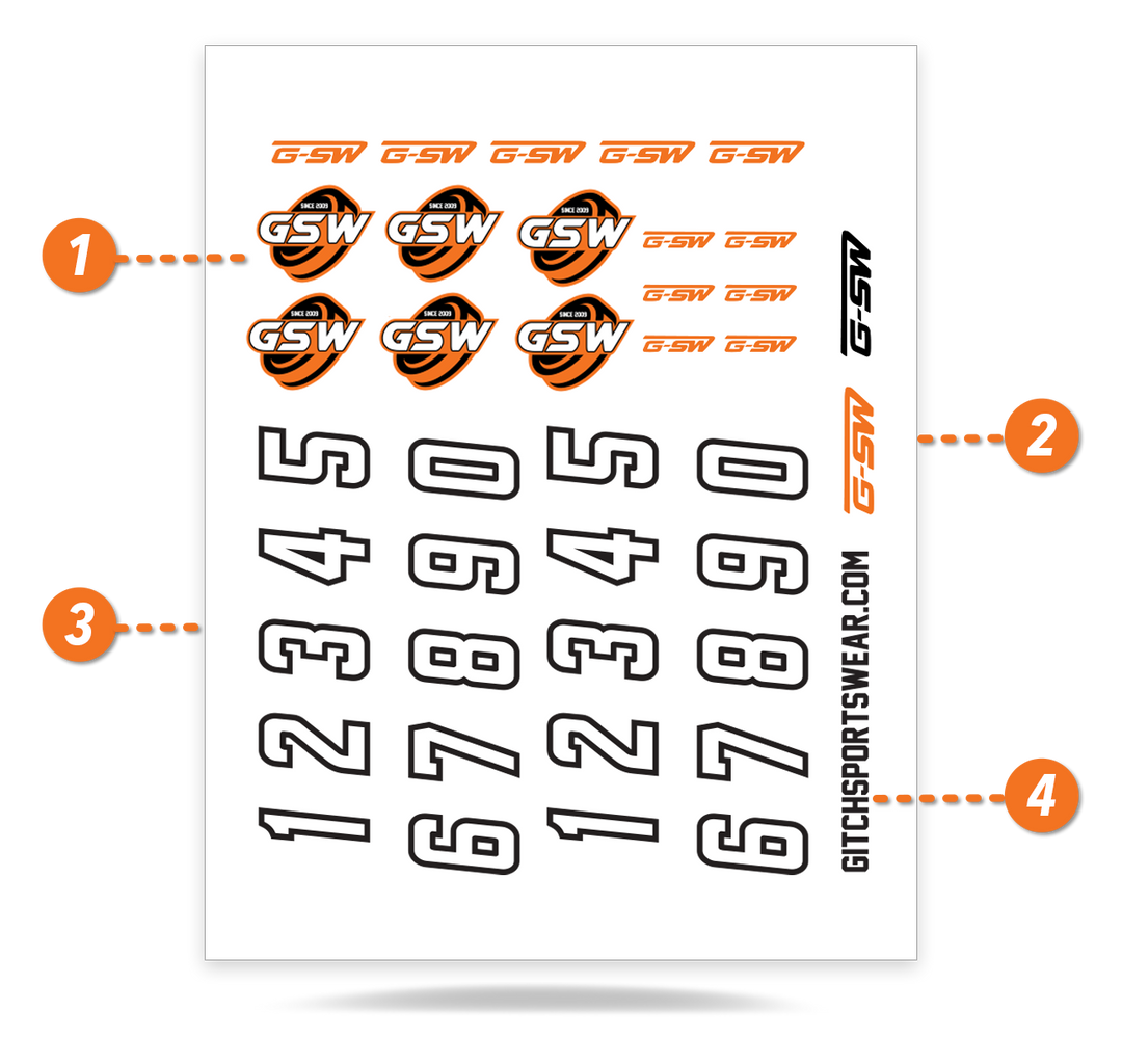 Custom Helmet Stickers: Add Team Logo & Design | Gitch Sportswear ...