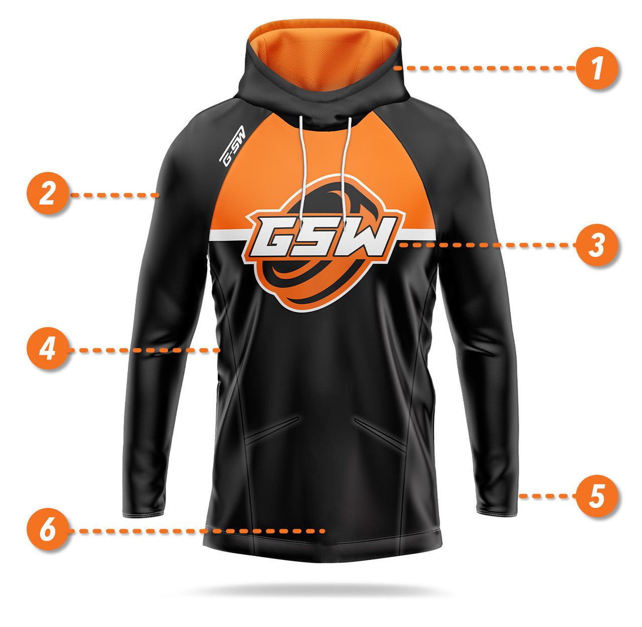 Custom High-Performance Sublimated Hoodie | Gitch Sportswear – Gitch ...