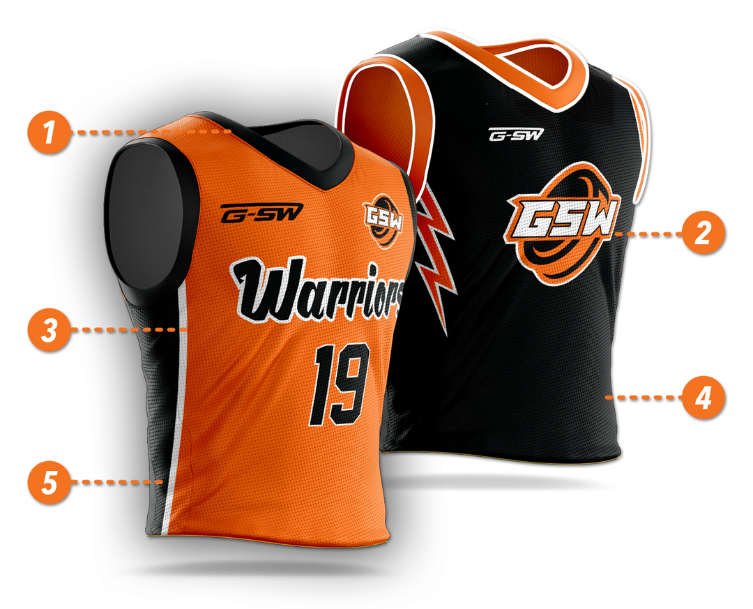 Custom Practice Reversible Basketball Jersey | Gitch Sportswear – Gitch ...