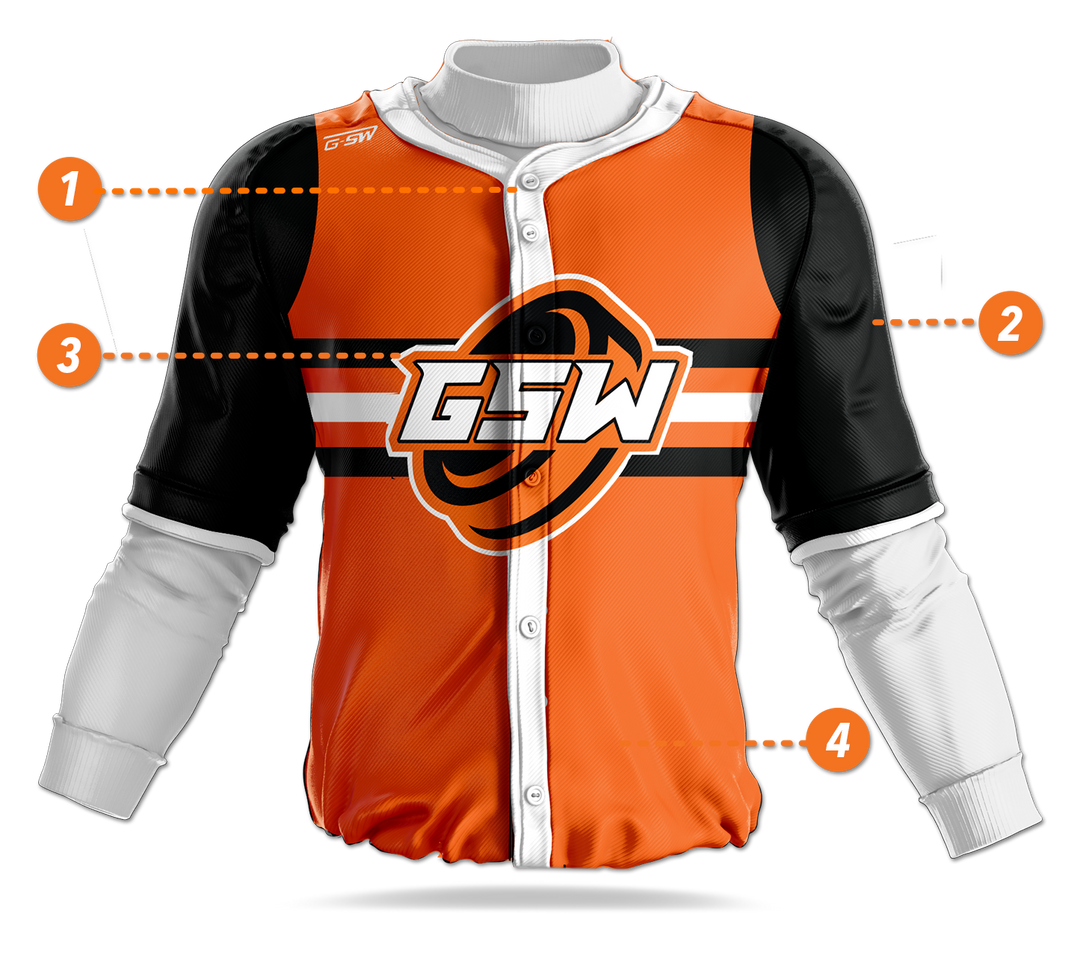 Custom Sublimated Baseball Jersey Uniform: Add Logo | Gitch Sportswear ...