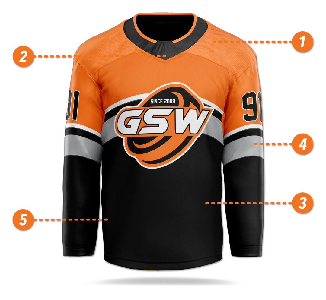 Custom Sublimated Hockey Jersey Uniform: Add Logo | Gitch Sportswear ...