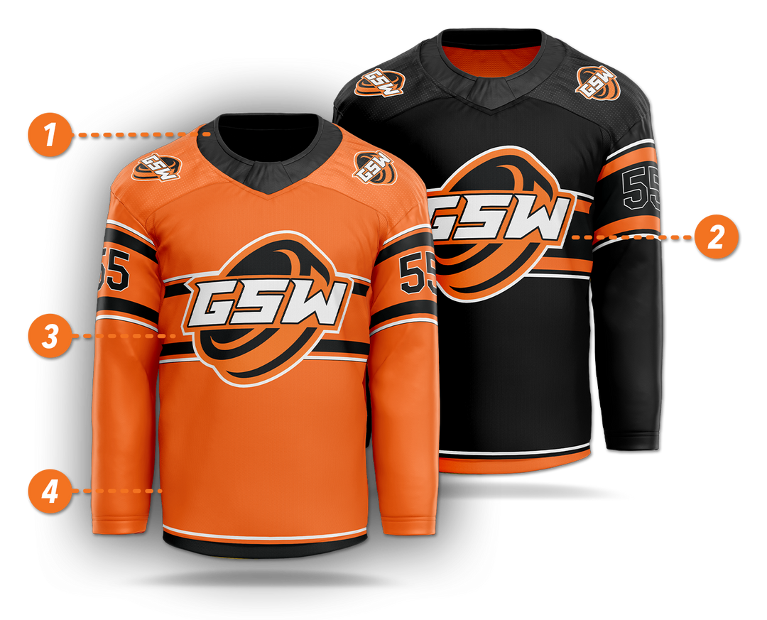 Gitch Sportswear Custom Sublimated Reversible Hockey Jersey – Gitch ...