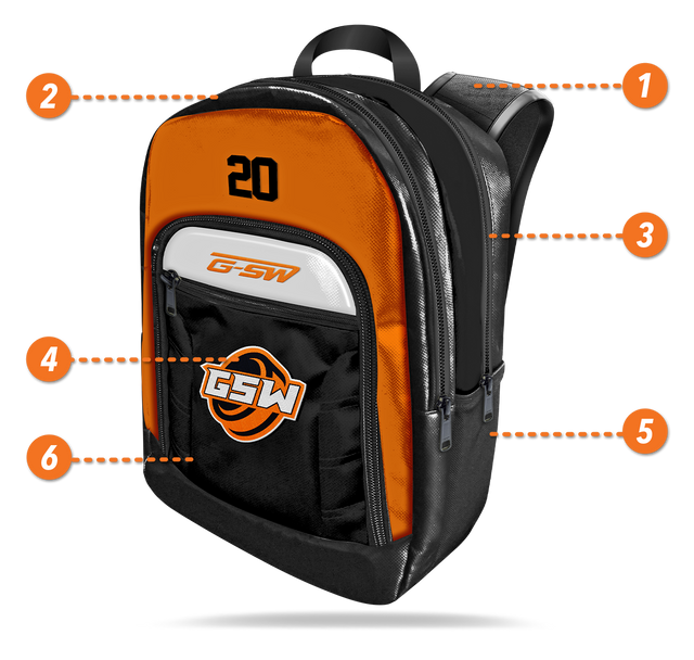 Custom Vinyl Embroidered Backpack: Add Team Logo | Gitch Sportswear ...