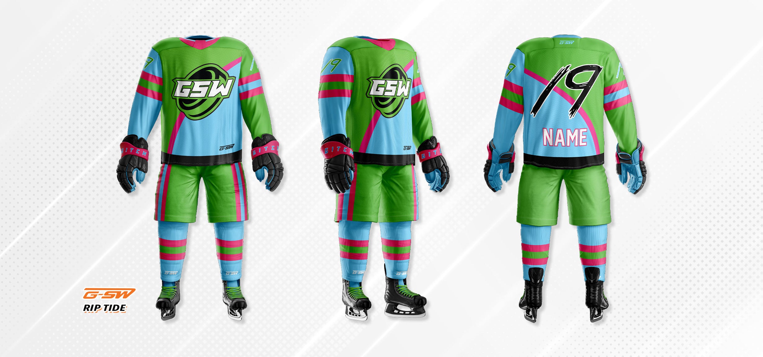 Custom Sublimated Hockey Socks: Add Team Logo | Gitch Sportswear ...