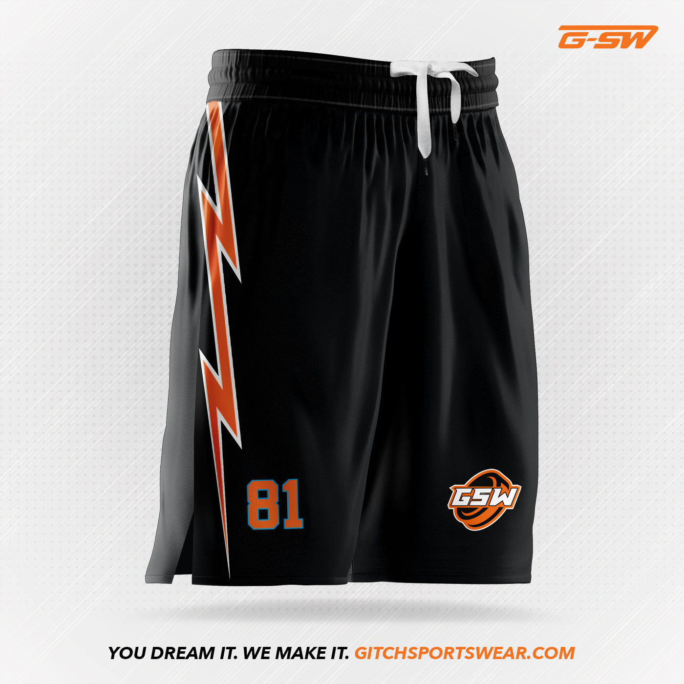 Custom Subimated Shorts: Add Team Logo & Design | Gitch Sportswear ...