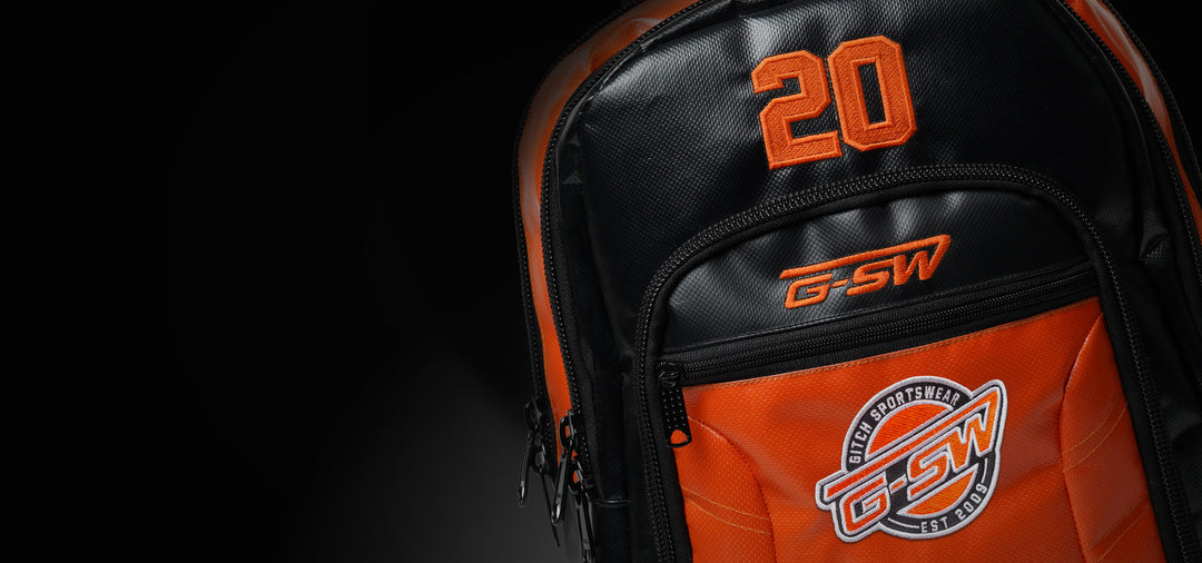 Custom Vinyl Embroidered Backpack: Add Team Logo | Gitch Sportswear ...